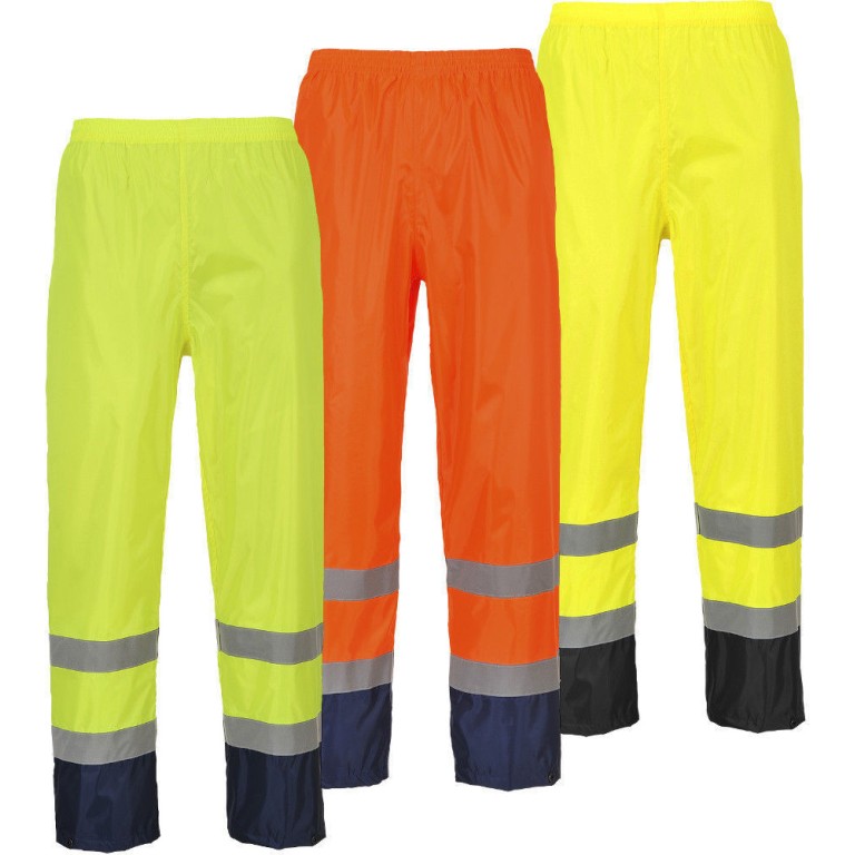Portwest Hi-Viz Classic Contrast Rain Trouser